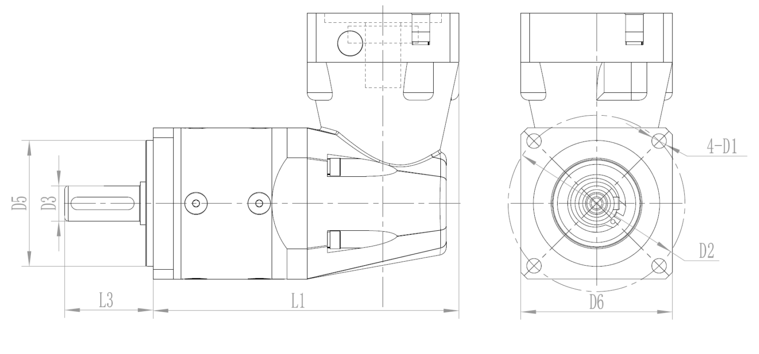 WPF Right Angle Transmission Gearbox | NewStart Gear