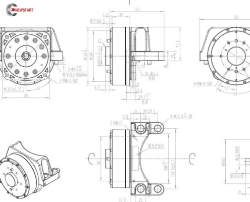 The Newstart Latest AGVs Robots Gearbox - Newstart